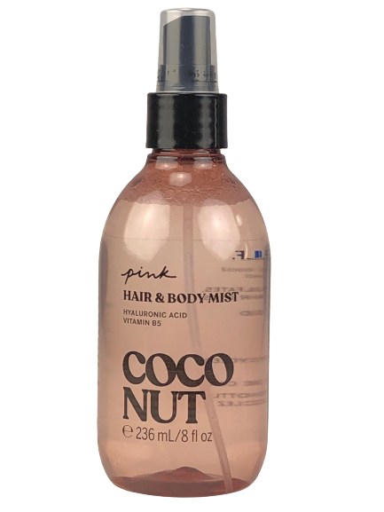 VICTORIA'S SECRET PINK HAIR & BODY MIST SPRAY HYALURONIC ACID VITAMIN ...