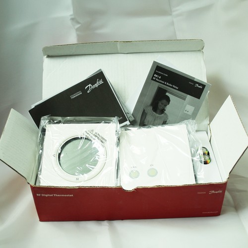 Danfoss RF Digital Thermostat RET2001RF & RX1-S Wireless Electronic ...