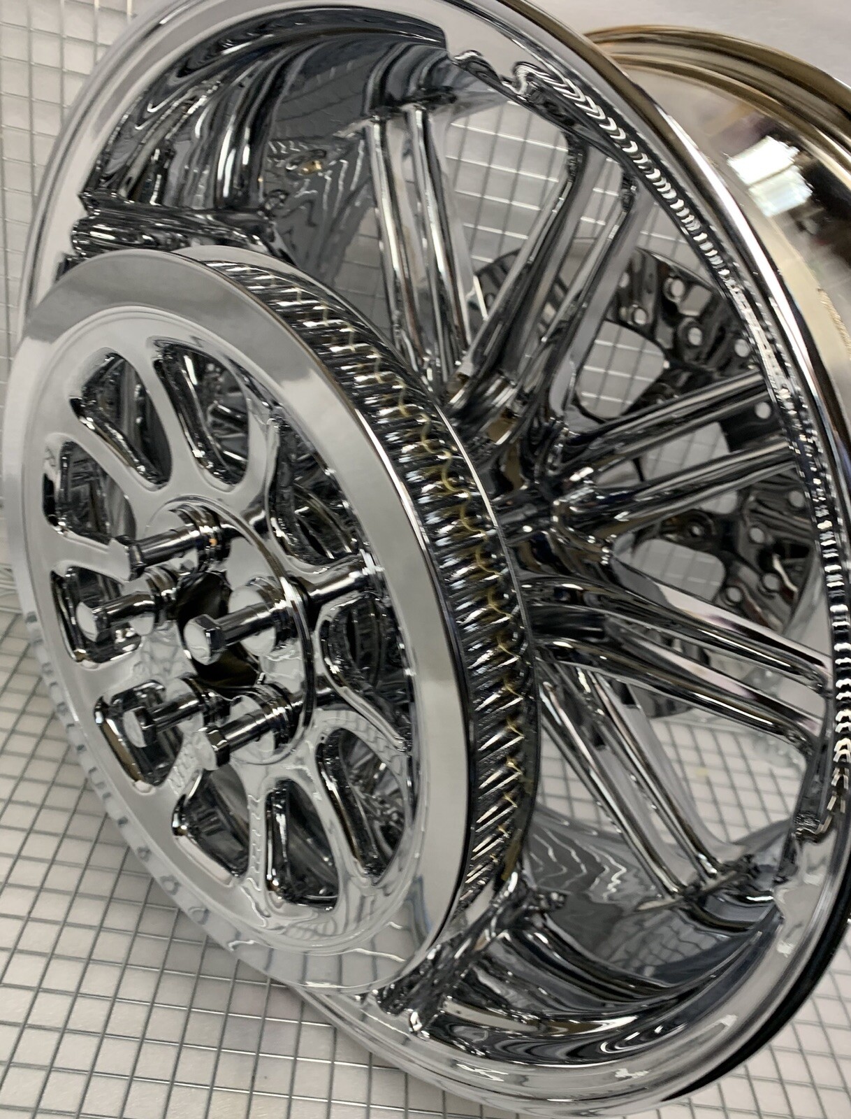 Harley Breakout Softail 2013 -24 OEM Wheels FXBR RIMS CHROME Chopper ...