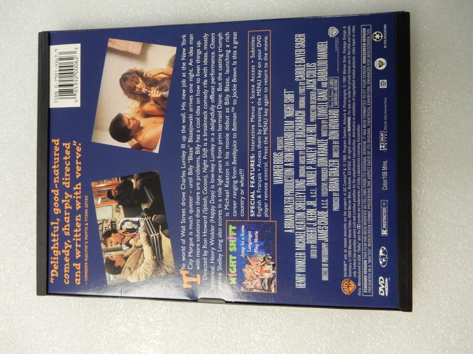 Night Shift (DVD) Michael Keaton Widescreen | eBay