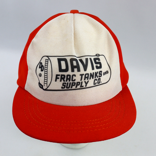 Vintage Davis Frac Tanks and Supply Co. Hat Cap Snapback Trucker ...