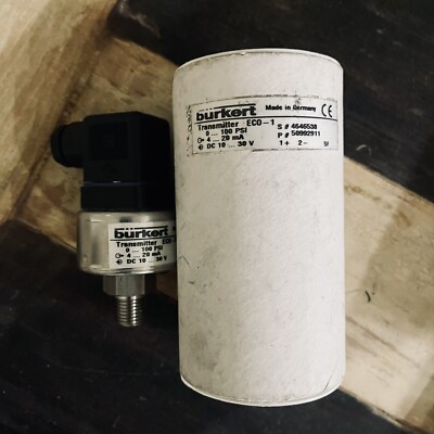 NEW Burkert Wika ECO-1 EC0-1 Pressure Transmitter | eBay