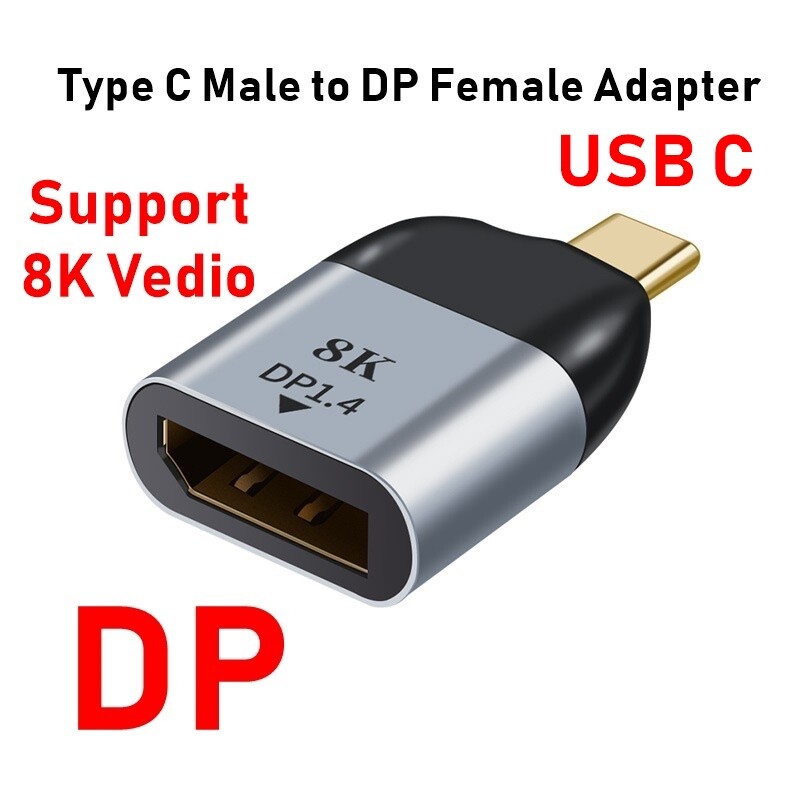USB-C Type C Plug to Mini DP DisplayPort HDMI VGA RJ45 Video Adapter ...