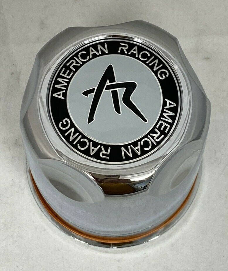 NEW AR AMERICAN RACING Wheel PUSH THRU Center Hub Cap CHROME 1327000S ...