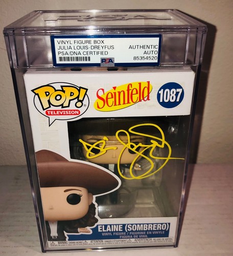 Julia Louis Dreyfuss Elaine Sombrero Seinfeld 1087 Signed Funko PSA ...