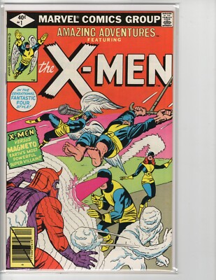 AMAZING ADVENTURES #1 - High Grade 9.4 NM -1979 MARVEL - Reprints X-Men ...