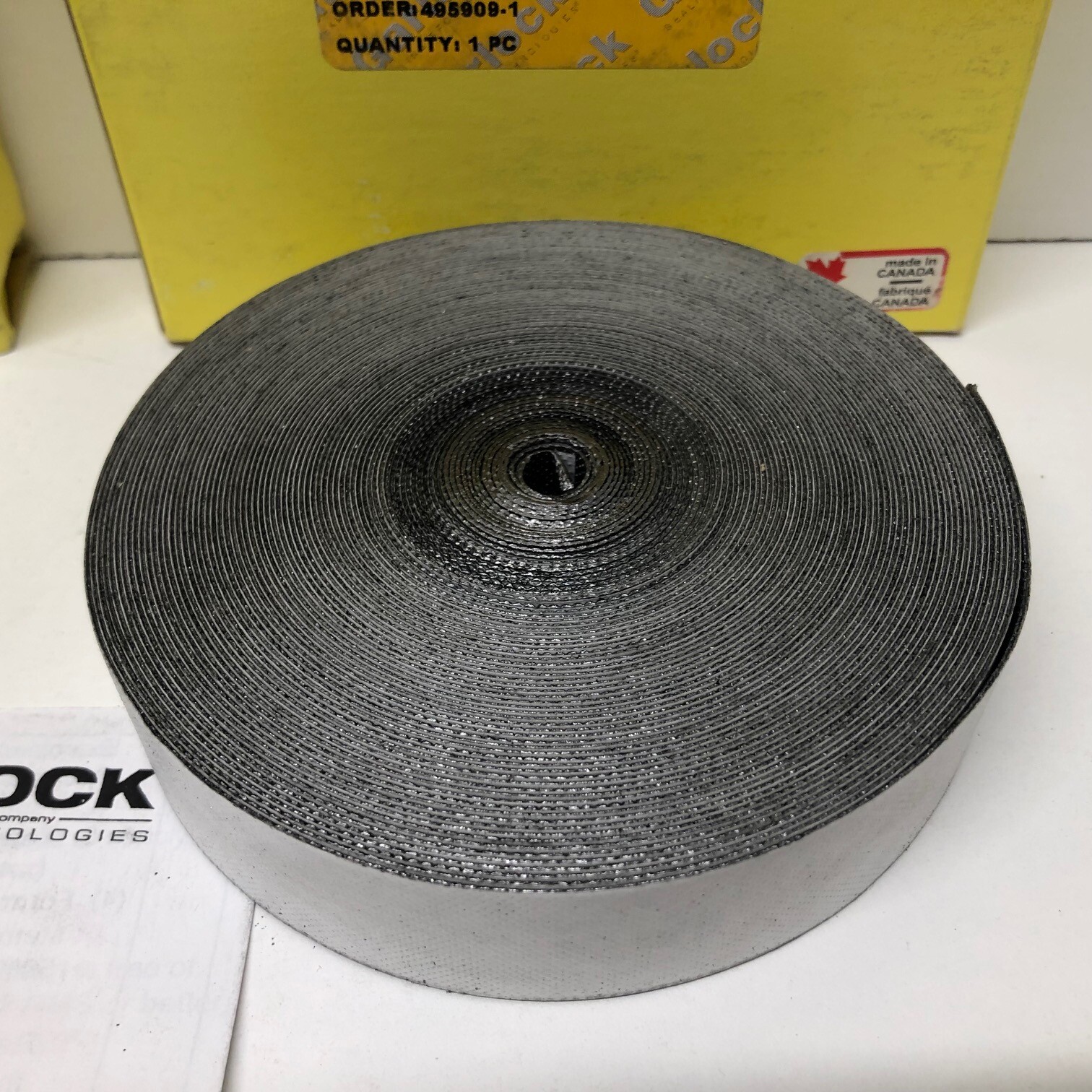2 ROLLS OF GARLOCK PACKING SEALING GL TAPE W/PSA .015 X 1.000 X50 ...