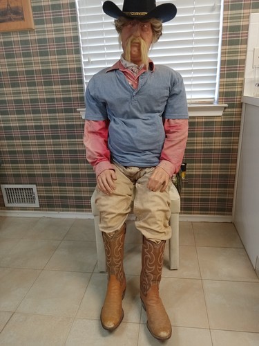 Life size cowboy dummy | eBay