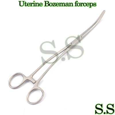 BOZEMAN Uterine Forceps 10" Curved Surgical O.R. Grade | eBay