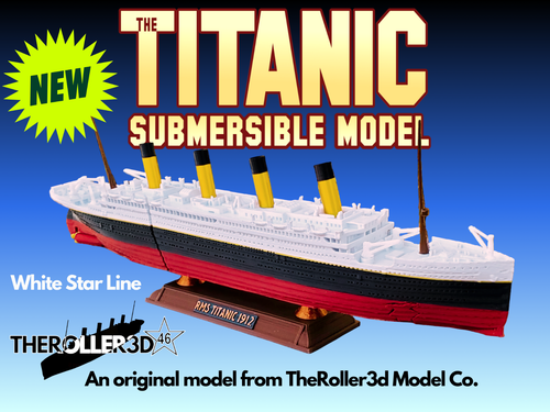 Titanic Submersible Model Dual Action Toy Floating/Sinking Mode by ...