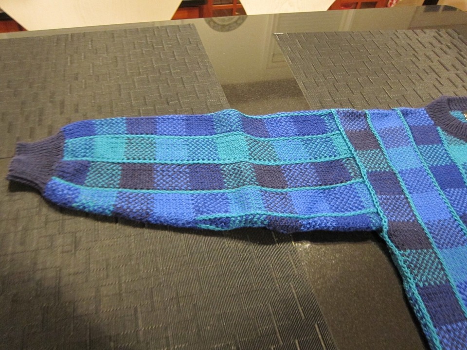 Peruvian Connection Men's Sweater Hand Knitted Cotton - Helen Hamann ...