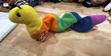 Inch the Inchworm - Yarn Antennae - Beanie Babies - Beaniepedia