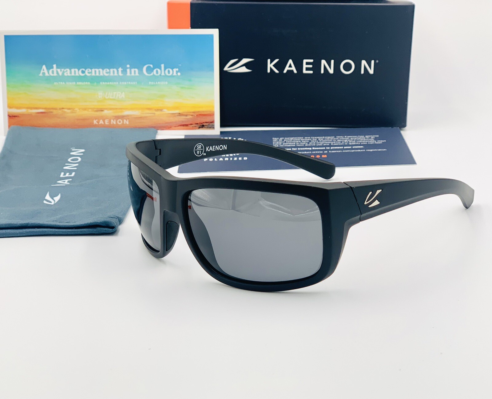 Kaenon Redwood Sunglasses SR91 Ultra Polarized Mirror Lens 64-18-125 ...