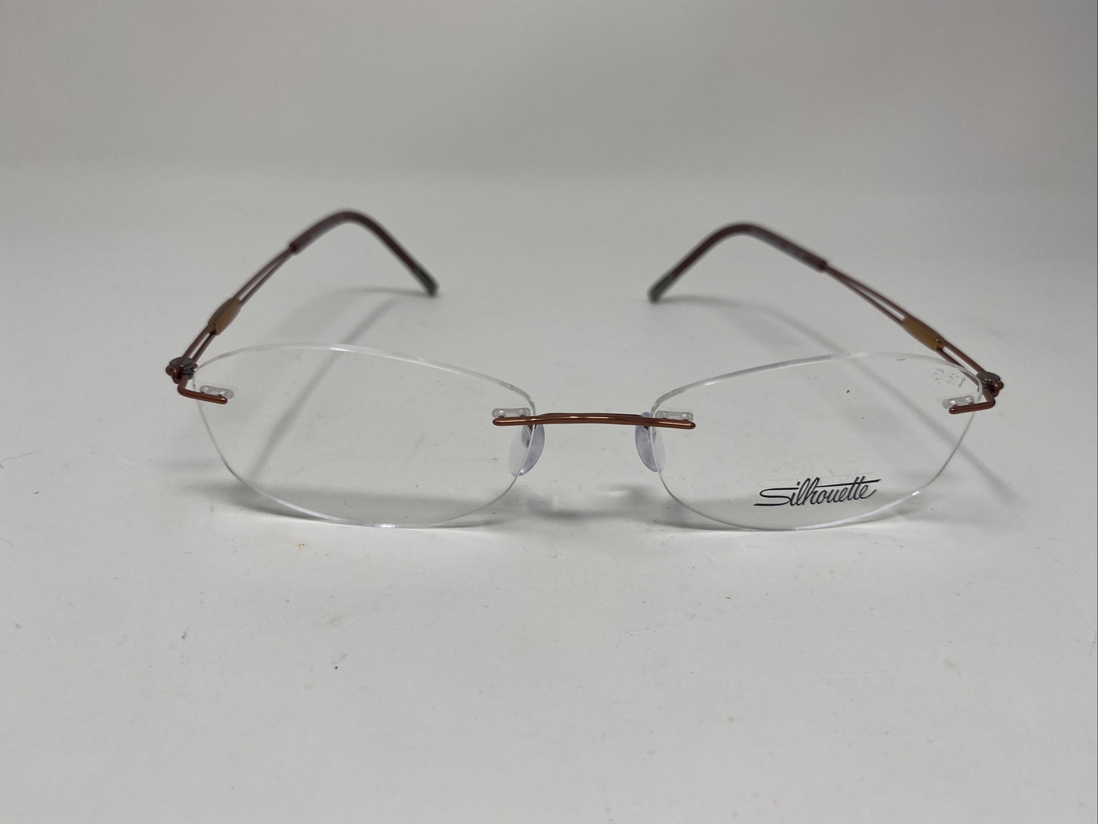 SILHOUETTE RIMLESS TITANIUM EYEGLASS 5521 2540 51/17/140 ORANGE I428 | eBay