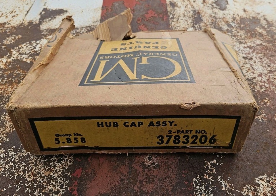 1961-1962 Chevy Impala Bel Air GM Hubcap Box 3783206 61 62 Bel Air ...