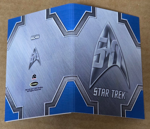 Star Trek 50th Anniversary RC46 Malcolm Reed Costume Relic Booklet | eBay