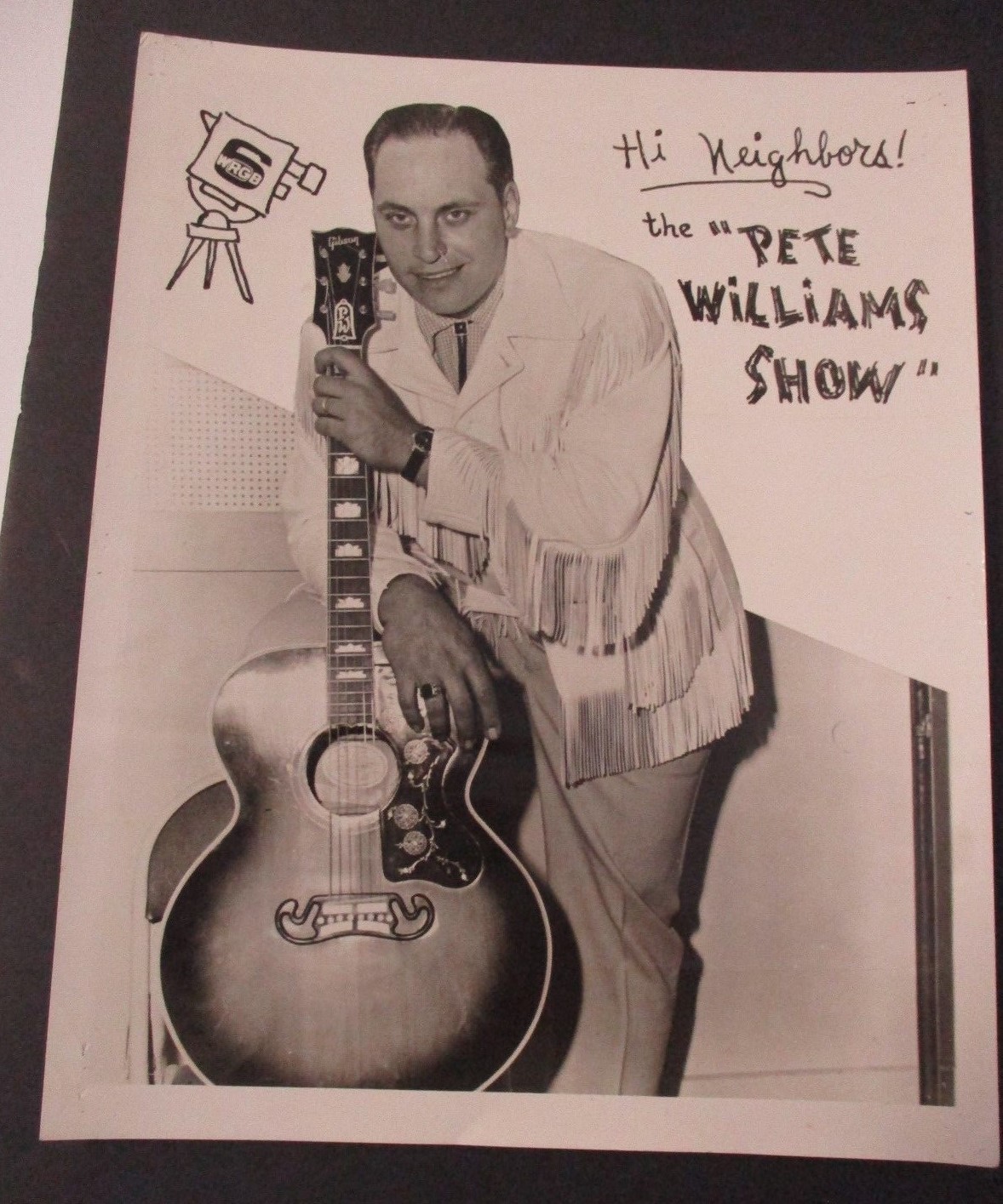 THE PETE WILLIAM'S SHOW, WRGB Schenectady, NY Autographed TV Show Photo ...