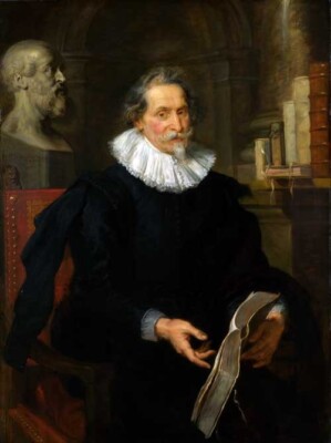 Oil painting Portrait-of-Ludovicus-Nonnius-Peter-Paul-Rubens-oil ...