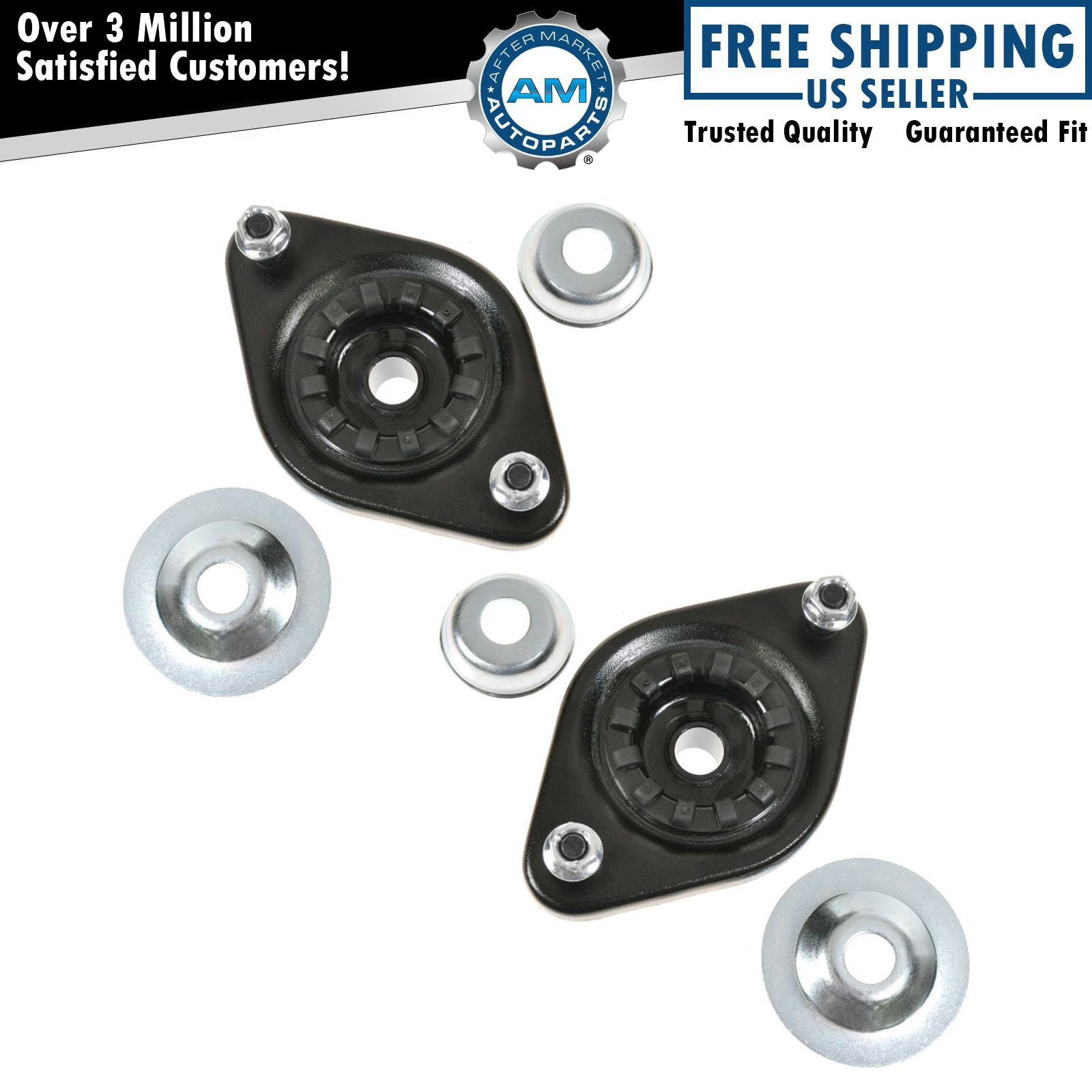 Rear Upper Strut Mount Pair Set for Cadillac Buick Pontiac | eBay