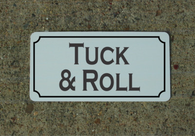 Tuck and Roll Metal Sign | eBay