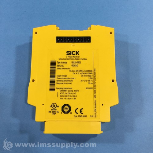 SICK 6026143 UE410-4RO3 Safety Extension Relay Module USIP | eBay
