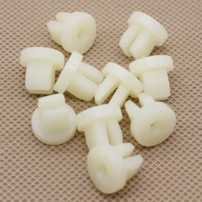 10Pcs White Nylon License Plate Nut For GM 3783006 | eBay