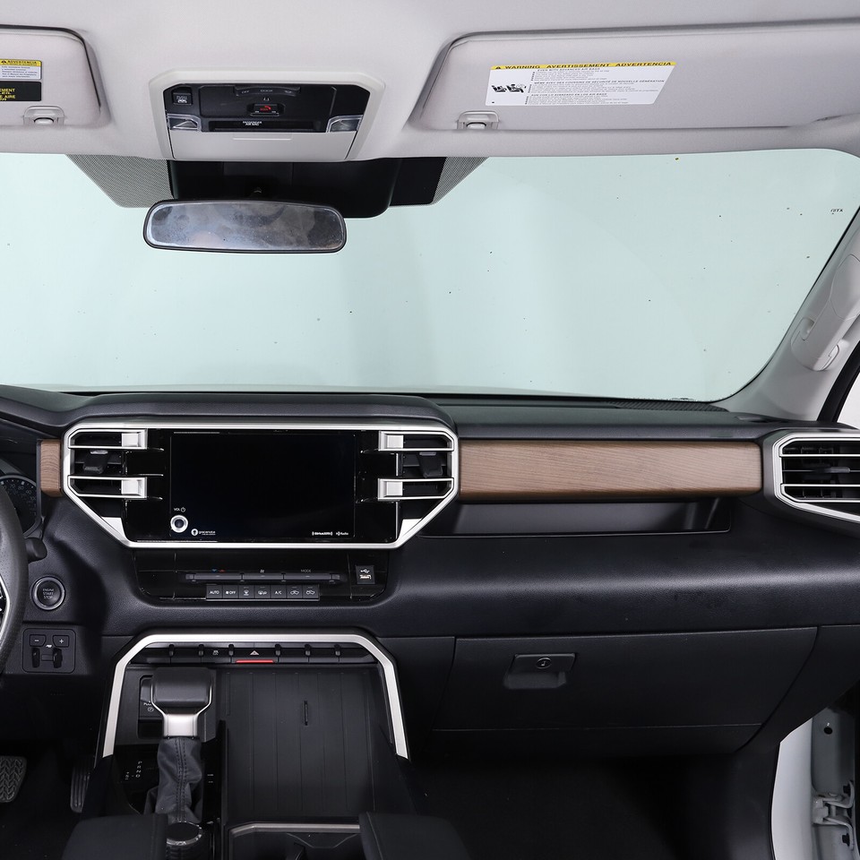 Fits 2022-2025 Tundra interior Dash Panel Pear Wood Grain Overlay Trim ...