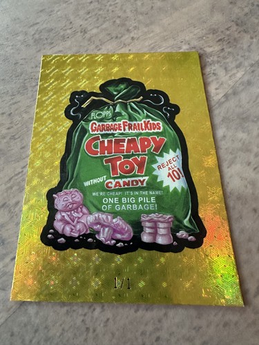 GPK 1/1 2025 SUPERFRACTOR! Worst Of Garbage Pail Kids 40th Ann. Wacky ...