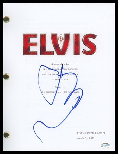 Baz Luhrmann "Elvis" Director AUTOGRAPH Signed Complete Script ...