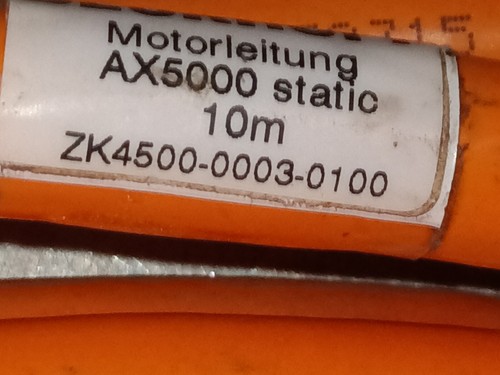Beckhoff AX5000 static 10M ZK4500-003-0100 10m | eBay