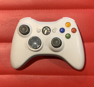 GENUINE Official Original White Microsoft Xbox 360 Wireless Controller ...