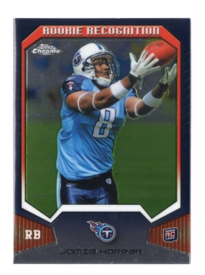 Football Card - 2011 Jamie Harper RR-JH - Tennessee Titans Topps Chrome ...