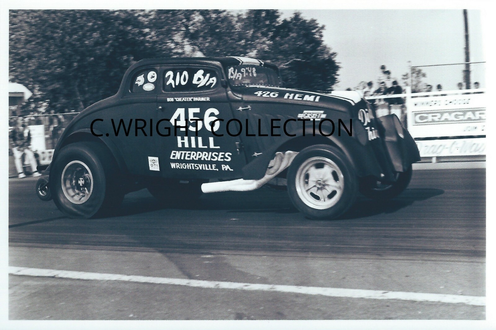 1960s NHRA Drag Racing-1933 B/A Willys-"Dirty Thirty"-Charlie Hill-Bob ...