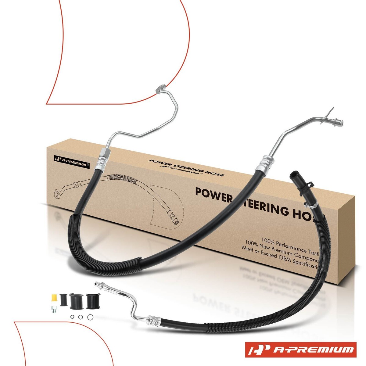 Ford Power Steering Line Replacement Pressure Power Steering Hose
