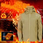 Winter Autumn Tactical Jackets Men Waterproof Suits Tracksuits Set Hood ...
