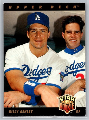 1993 Upper Deck Star Rookie Baseball #22 Billy Ashley Los Angeles ...