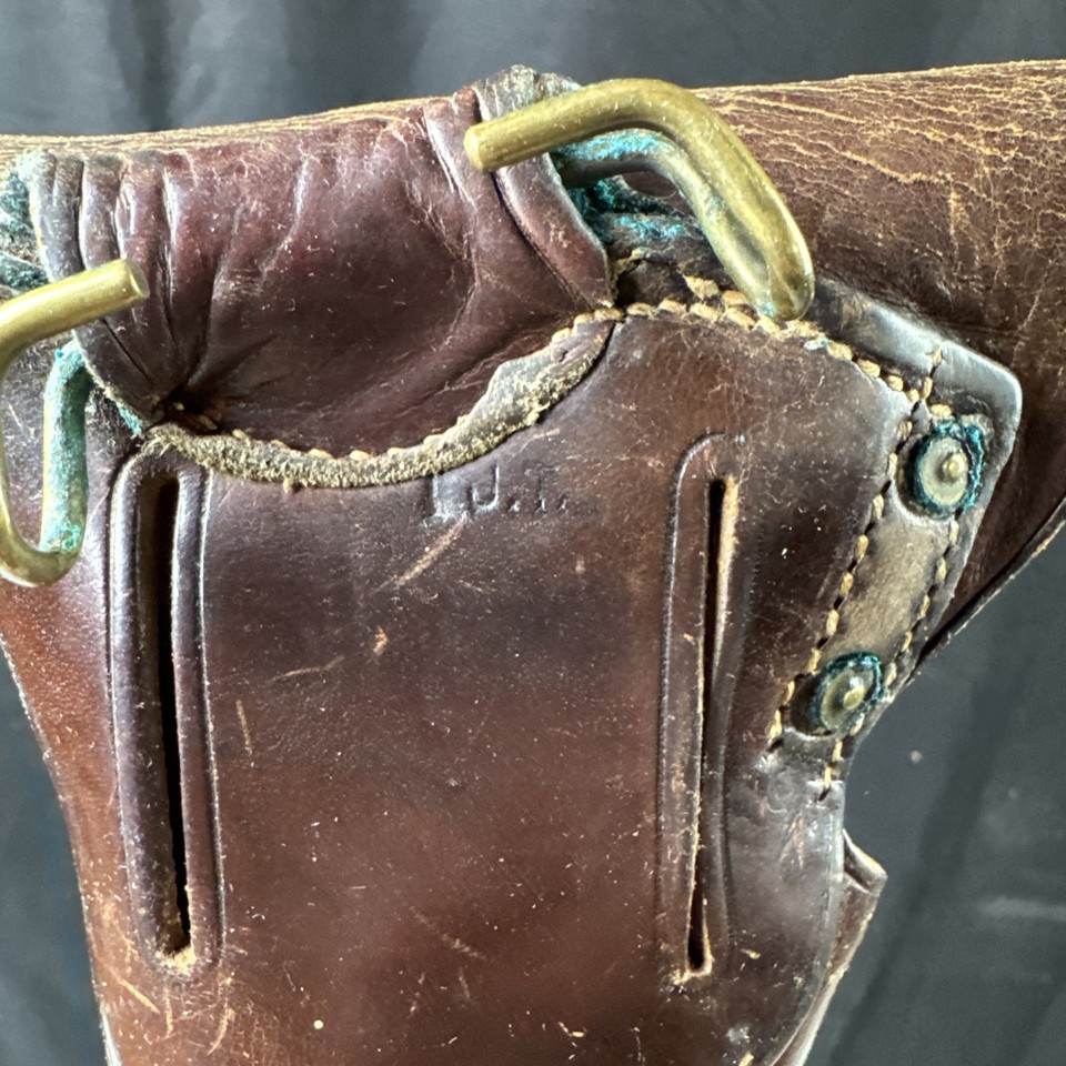 WWI WWII US ARMY M1916 Leather Hand Gun Holster 45 1911 RARE | eBay