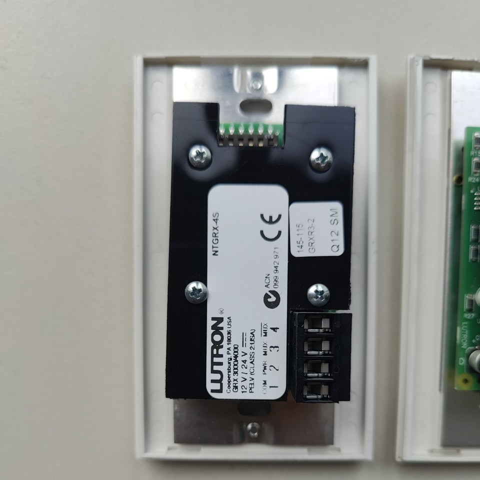 Lutron Switch NTGRX-4S 4-Scene with Off and Raise/Lower Wallstation ...