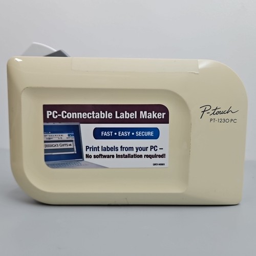 Brother P-Touch PT-1230PC PC-Connectable Label Maker Auto Cutter w ...