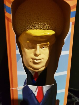 Donald Trump 'RARE' The PRESIDENT, LARGE Washing up Sponge. Approx 24 ...