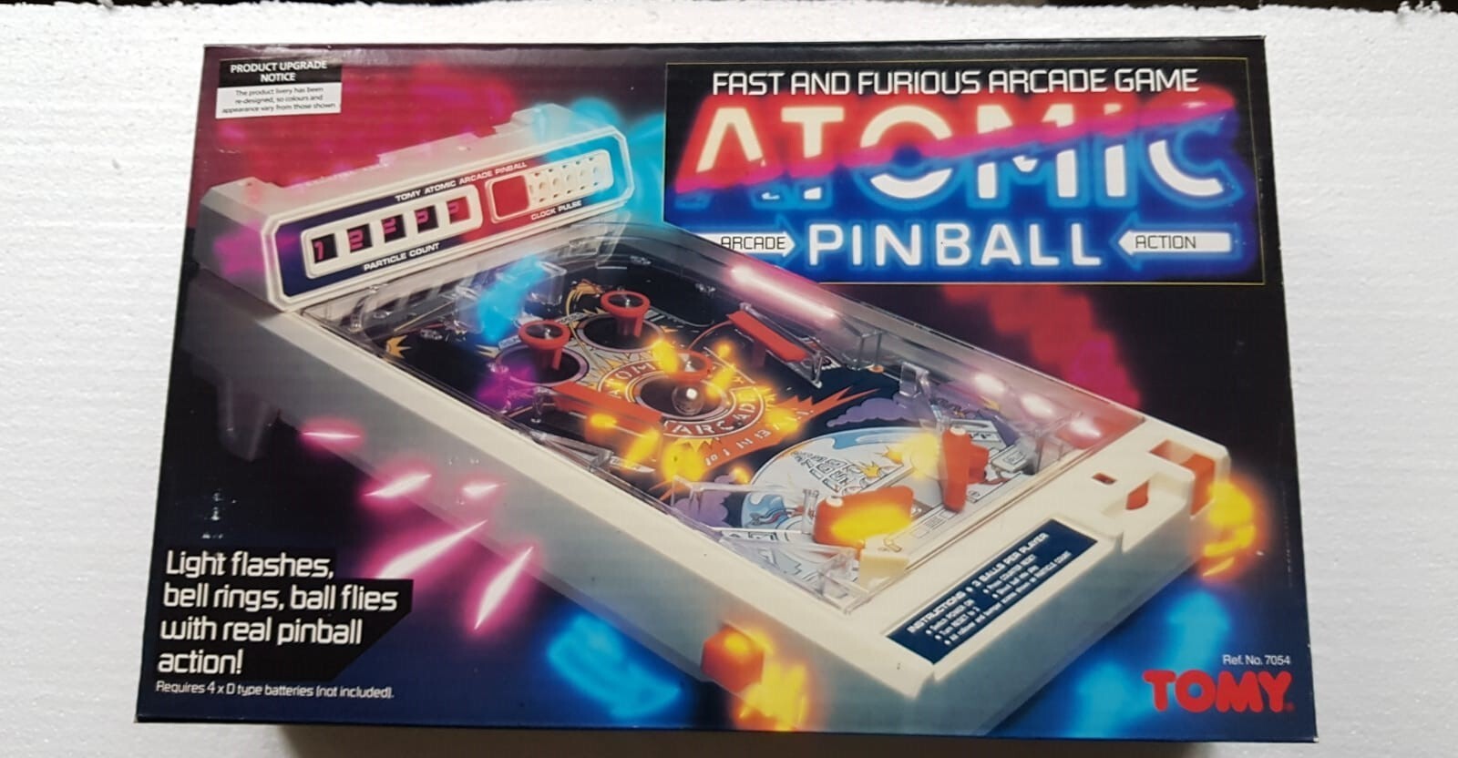 Tomy Atomic Arcade Pinball. Flipper Tischflipper. Vintage 1980er ...
