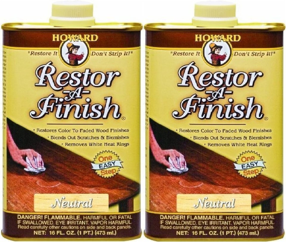 Howard RF1016 Restor-A-Finish, Neutral 2-Pack - Revive Your Furniture ...