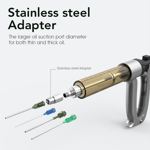 Handheld Semi Automatic Grease Injector Filler Gun Cartridge Filling ...