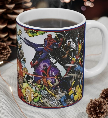 Uncanny X-Men Coffee Mug 11oz - George Perez Art - Spider-man - Marvel ...