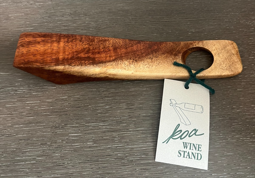 Koa Wood Balancing Wine Bottle Holder Stand Hawaii | eBay