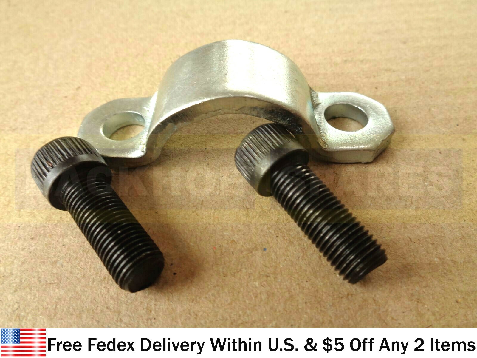 JCB PARTS - PROPSHAFT STRAP & SCREWS 4 PCS. (PART NO. 116/00525 & 826/ ...