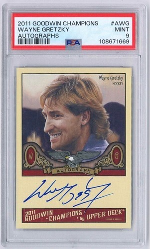 2011 UD Goodwin Champions Wayne Gretzky auto - PSA 9 Mint | eBay