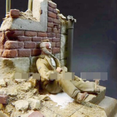 1/35 resin figures model Soldiers Injured in WW II unpainted ...