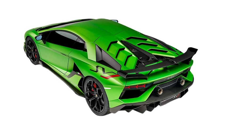 New Aftermarket SVJ Carbon Fiber Rear Engine Bonnet Cover Lamborghini ...