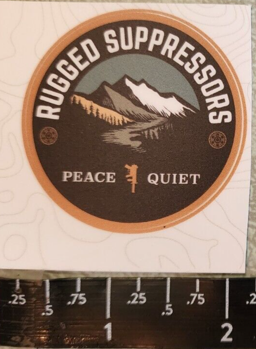 #7 - Rugged Suppressors Rifle Pistol Razor SurgeX Vinyl Sticker Decal ...